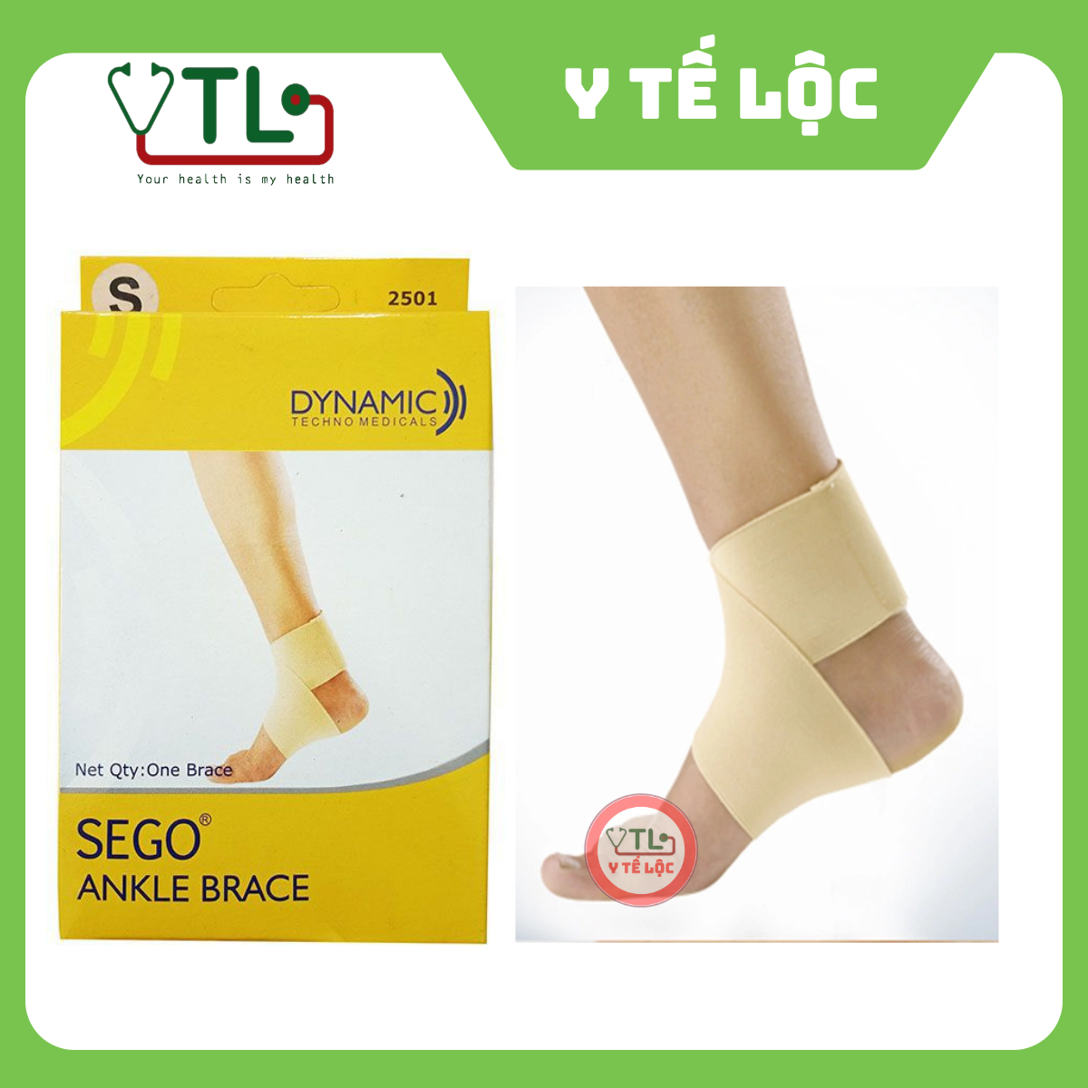 Băng quấn cổ chân số 8 Sego – 2501 | YTELOC.VN